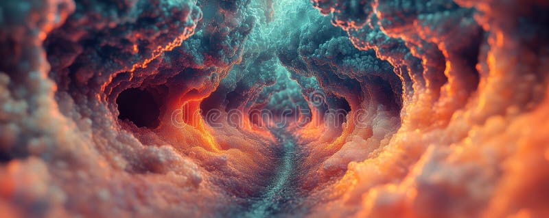 Artistic Depiction of Neuron Pathways Illuminating the Mind during ...