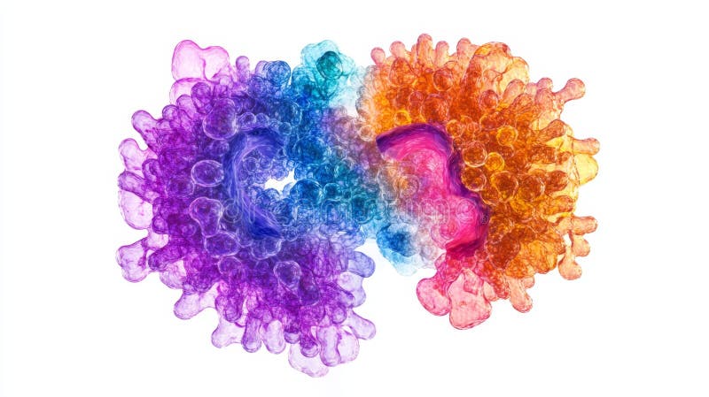 Artistic Visualization of Islet Cell Regeneration Under Microscopy ...