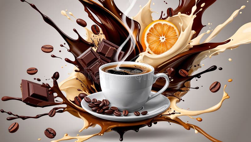 Coffeeexplosion Stock Illustrations – 7 Coffeeexplosion Stock ...