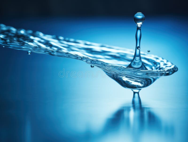 Artistic Water Droplet Splash Stock Illustration - Illustration of ...