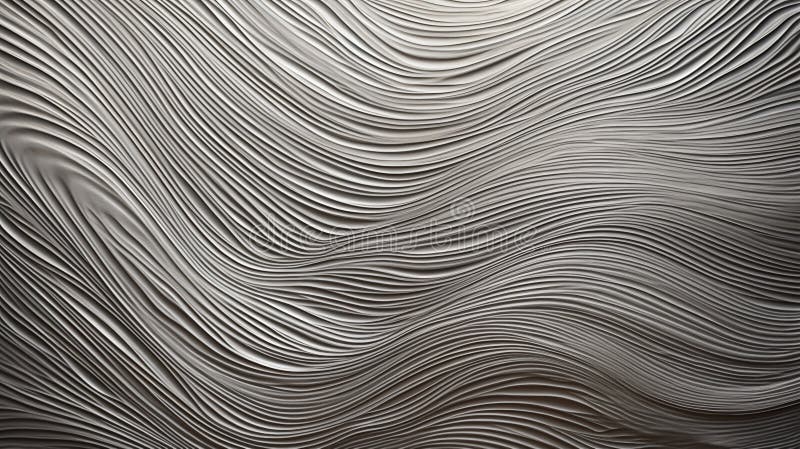 Artistic Wave Plaster Relief Ai Generated Pattern Stock Photo - Image ...