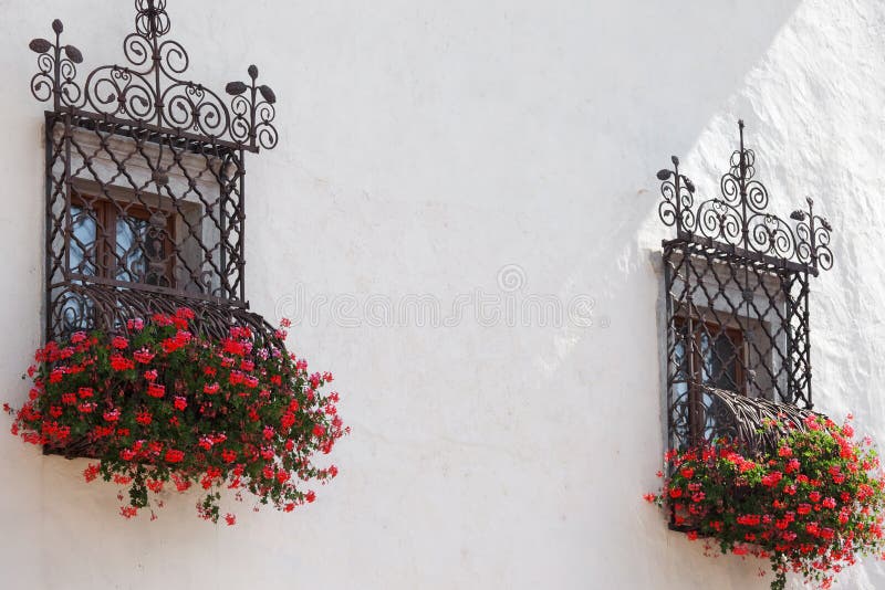 Artistic windows stock image. Image of portcullis, iron - 22122725