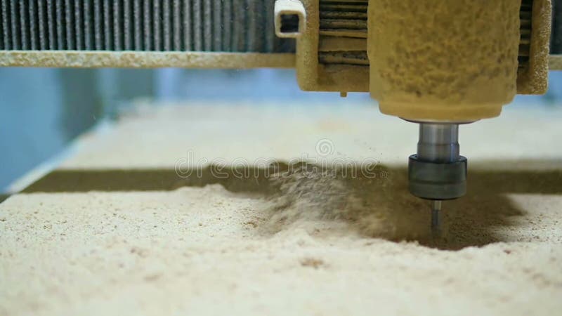 Artistic Wood Processing, Computer-controlled Precision Stock Photo ...