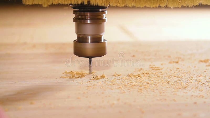 Artistic Wood Processing, Computer-controlled Precision Stock Photo ...