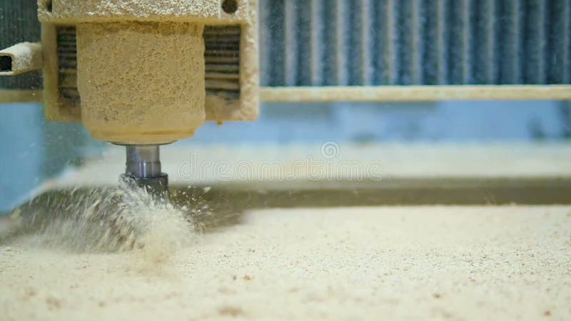 Artistic Wood Processing, Computer-controlled Precision Stock Photo ...