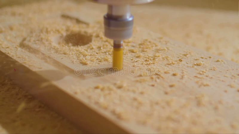 Artistic Wood Processing, Computer-controlled Precision Stock Photo ...