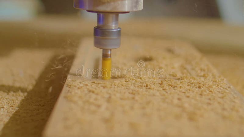 Artistic Wood Processing, Computer-controlled Precision Stock Image ...