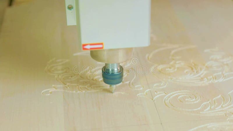 Artistic Wood Processing, Computer-controlled Precision Stock Photo ...
