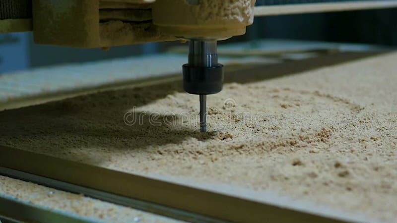 Artistic Wood Processing, Computer-controlled Precision Stock Photo ...