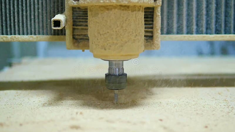 Artistic Wood Processing, Computer-controlled Precision Stock Image ...