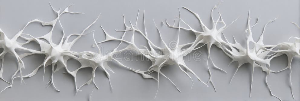Floating Paper Strips Emulate Neuron Shapes Against a Neutral ...