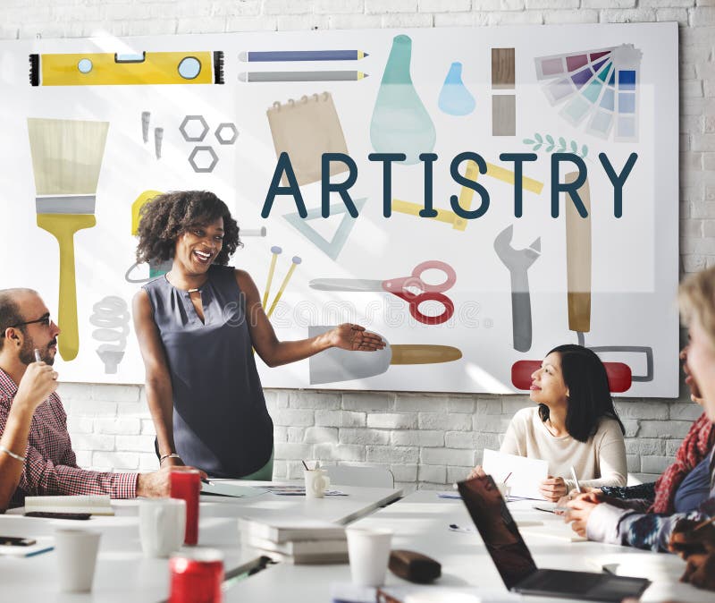 Artistry Craft Design Equipment Concept Stock Photo - Image of craft ...