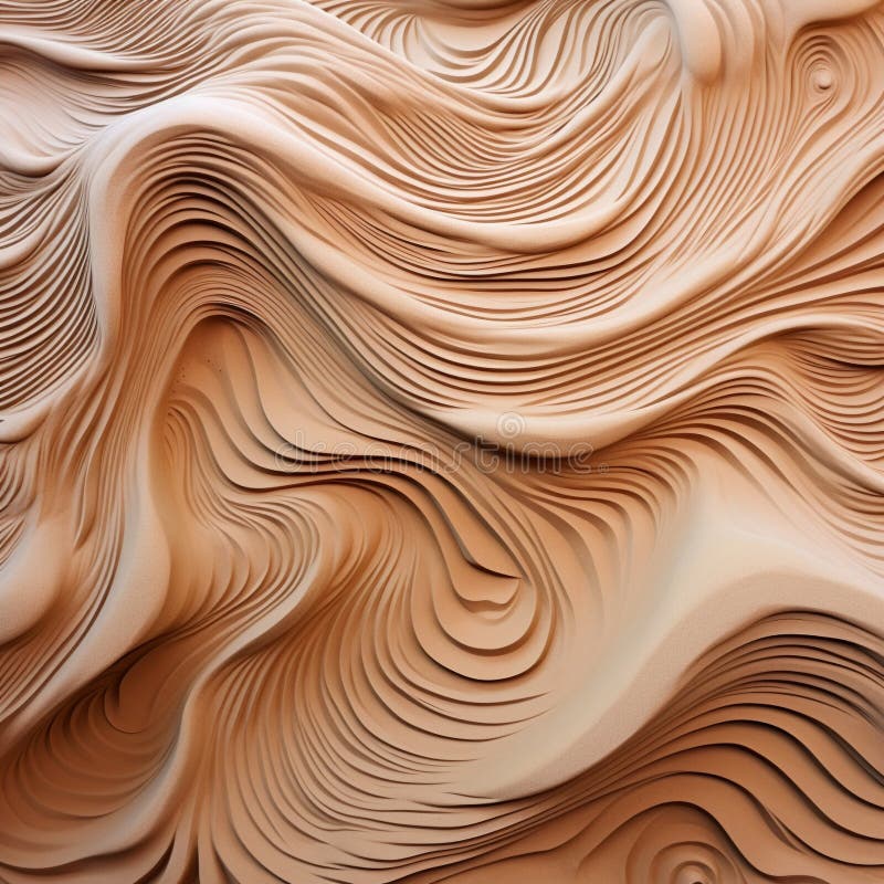 Artistry Motion Dynamic Patterns Carved Wind Water Stock Photos - Free ...