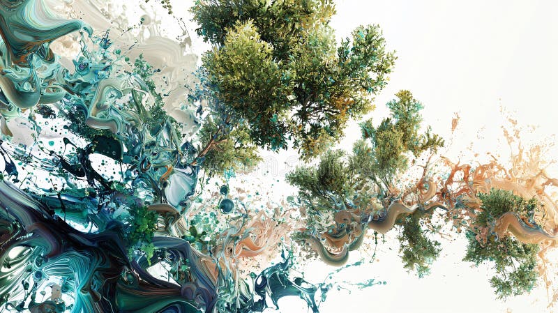 Artists Create Stunning Environmental Impact Visualization in Abstract ...