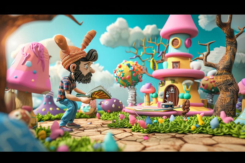 Artists in Deep Collaboration Over a Multimedia Project, Digital Art ...