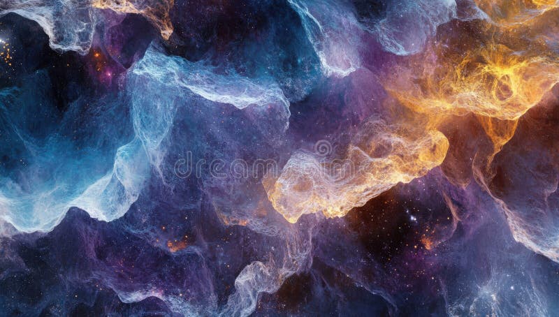 An Artists Detailed Impression of the Beautiful Milky Way Galaxy in ...