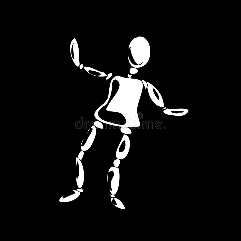 Dummy with cut lines stock vector. Illustration of girl - 28893013