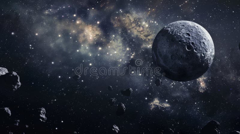 Artists Rendering of the Planets in Space Stock Photo - Image of color ...