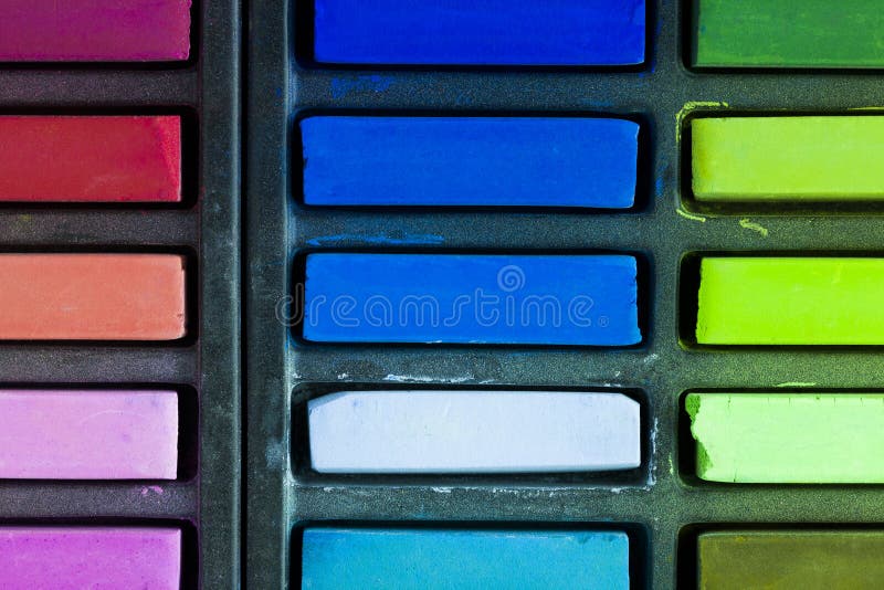 Artists soft pastels stock photo. Image of materials - 46878380