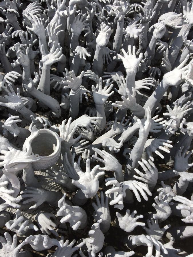 Hands From Hell stock image. Image of charity, chiang - 23121173