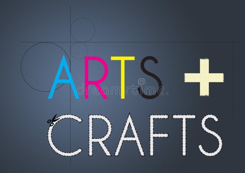 Arts and Crafts sign stock photo. Illustration of crafts - 1103472