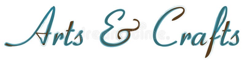 Arts and Crafts Sign stock vector. Illustration of sign - 5230594