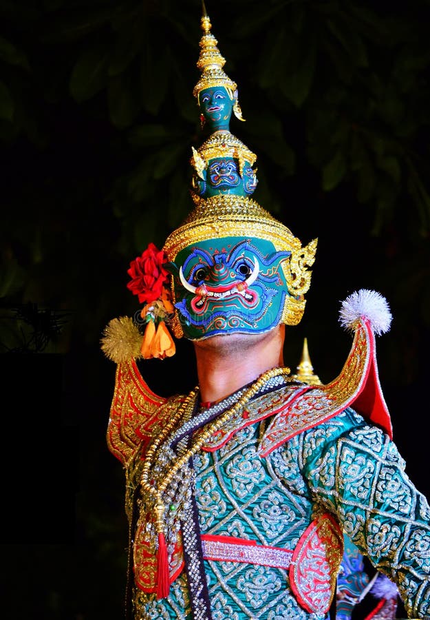 Thai khon stock image. Image of performance, performing - 48310925