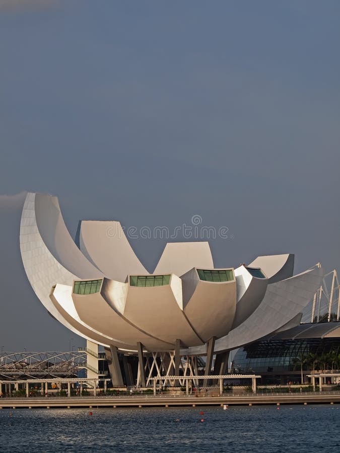 Arts Science Museum, MBS editorial photo. Image of poster - 20550876