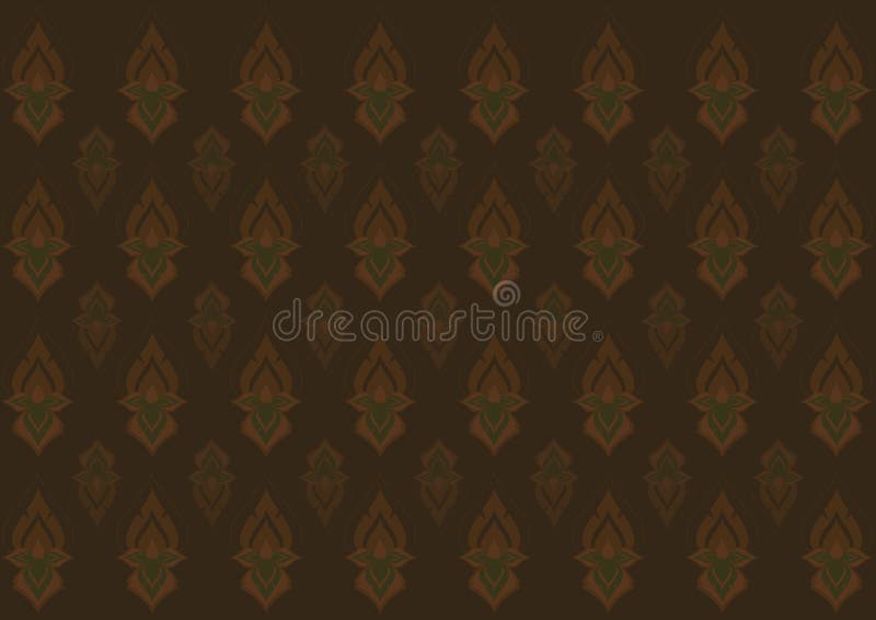 Set of Thai Art Element, Decorative Motifs. Ethnic Art, Stock Vector ...