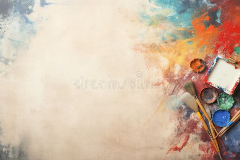 Arts Themed Background Large Copy Space - Stock Picture Backdrop Stock ...