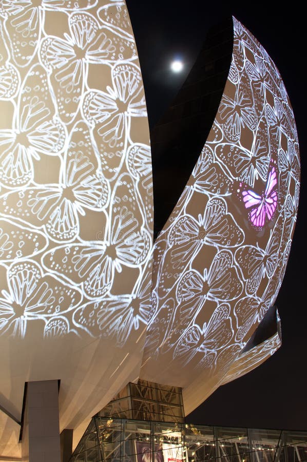 ArtScience Museum ILight Festival Editorial Stock Photo - Image of ...