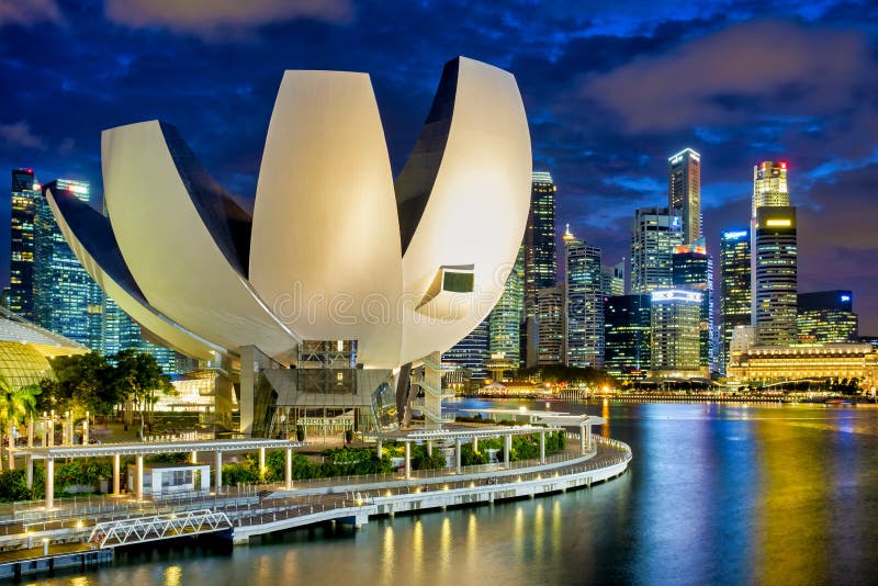 ArtScience Museum editorial image. Image of artscience - 220505755