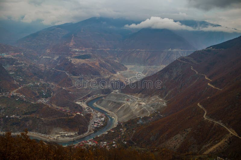 Artvin City View in Turkey Black Sea Stock Photo - Image of scenery ...
