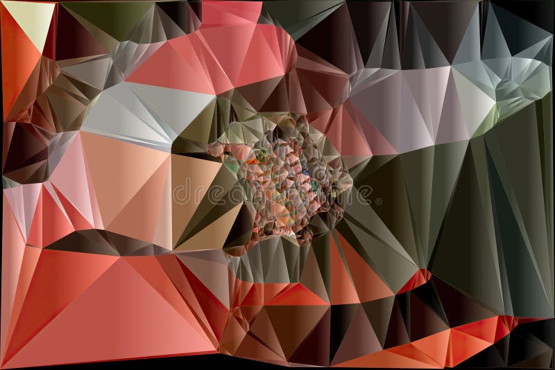 Artwork of Abstract Composition Made with Geometrical Shapes and Stock ...