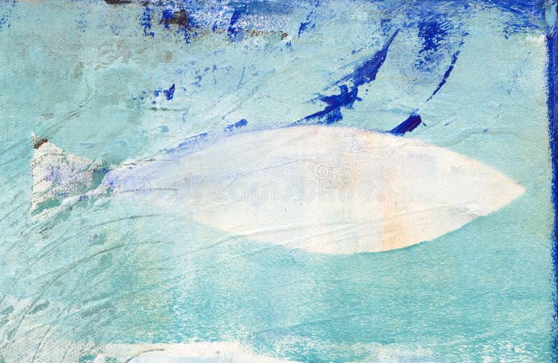 Blue fish collage stock illustration. Illustration of texture - 4286107