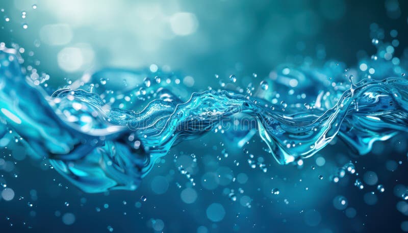 Abstract Water Currents a Dynamic Representation of Movement, Flowing ...