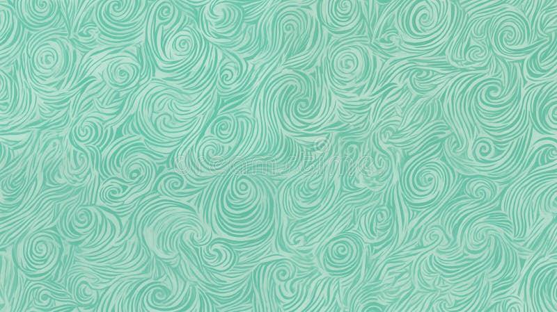 Oceanic Resonance: Soothing Wave Patterns in Blue and Green Stock ...