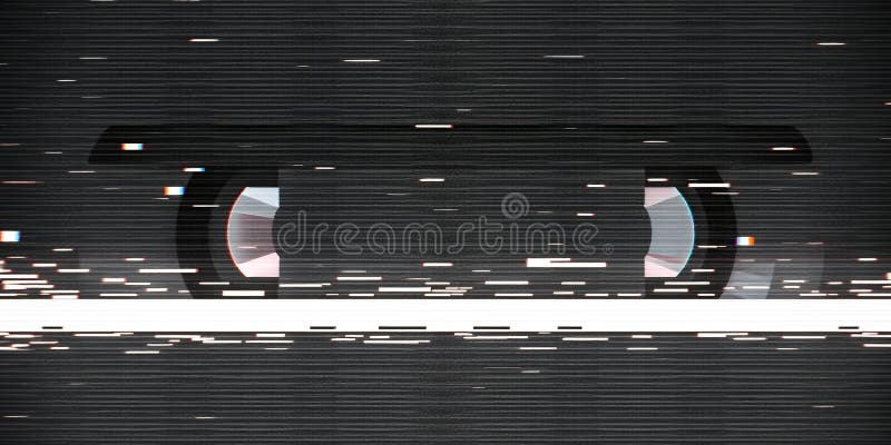 Abstract Glitch Art Featuring Distorted VHS Tape Effects and Visual ...