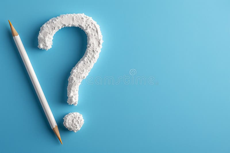Artwork Creatively Illustrates a Question Mark Using Colorful Pencils ... Artwork Creatively Illustrates a Question Mark Using Colorful Pencils ...