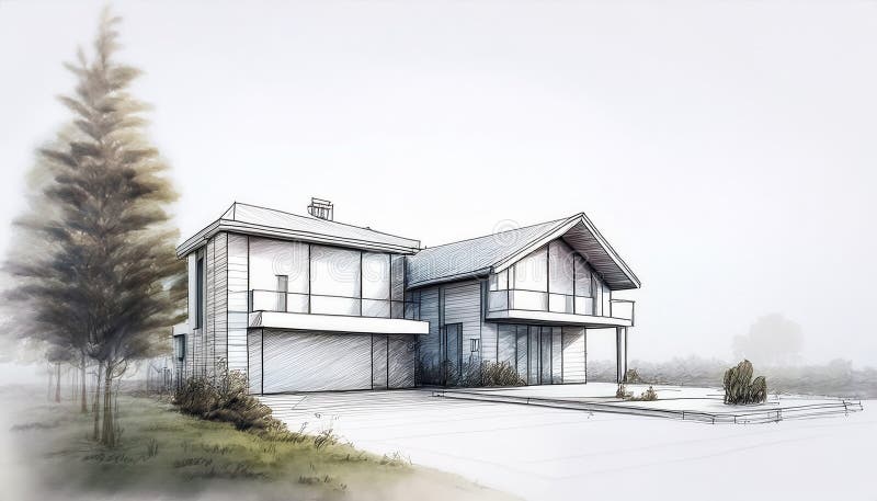 Panoramic House Design Drawings
