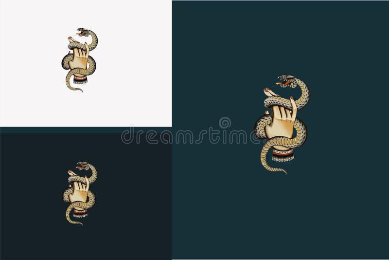 Artwork Design of Snake Angry Vector Illustration Stock Vector ...