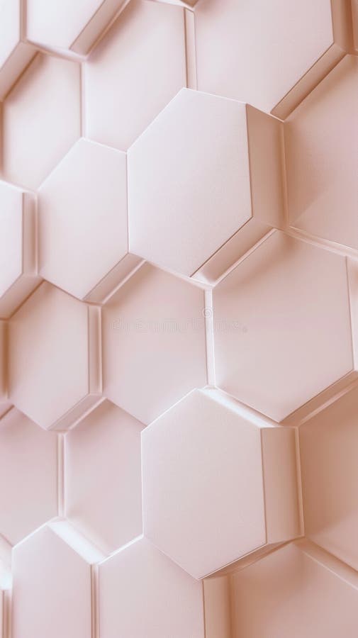 This Artwork Displays a Captivating Hexagonal Pattern Stock Image ...