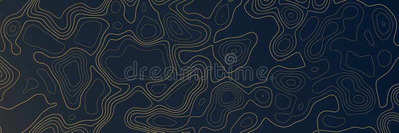 Artistic Topographic Design Featuring Winding Lines on a Dark ...
