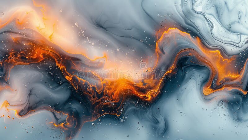 This Artwork Features Abstract Fluid Design with a Luminous Aesthetic ...