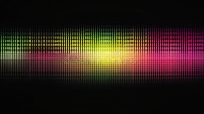 Glowing Abstract Mosaic with Vibrant Pixelated Colors Creating a ...