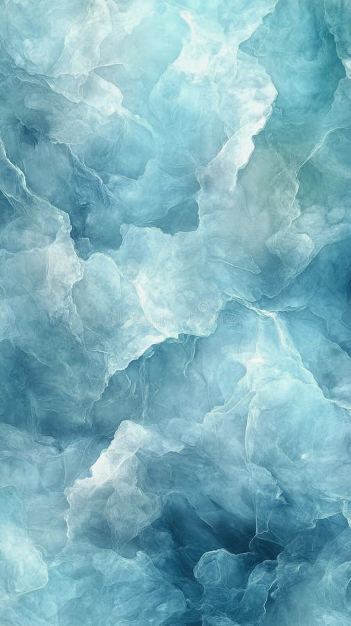 Soft Turquoise and Green Abstract Texture with Layered Translucent ...