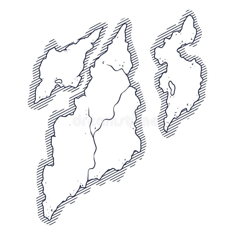 Fragmented Landforms Stock Illustrations – 2 Fragmented Landforms Stock ...