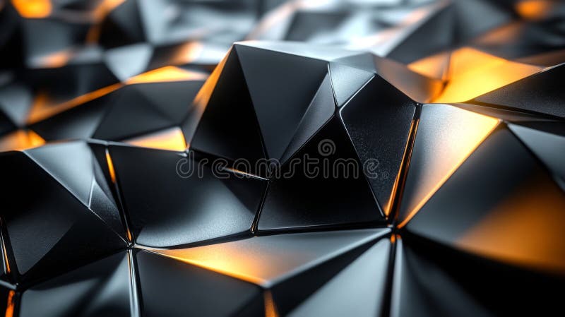 Abstract Geometric Black Shapes Sharp Edges Shadows Stock Photos - Free ...