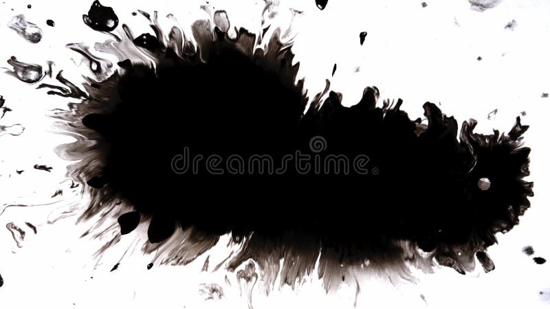 This Artwork Features Dynamic Black Ink Splashes Beautifully Contrasted ...