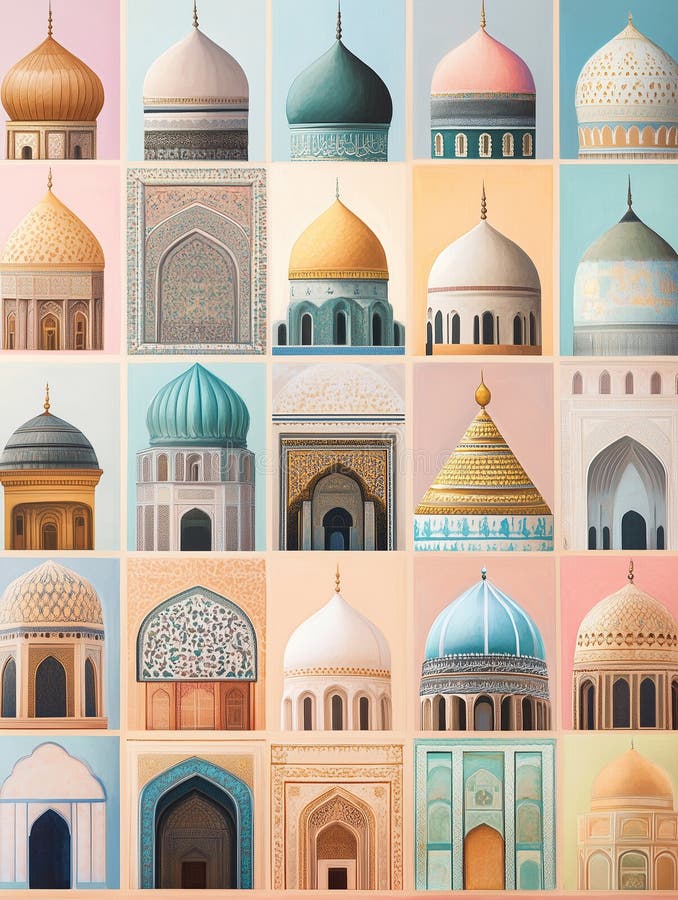 Explore Unique Designs of Mosque Domes Showcasing Diverse Architectural ...